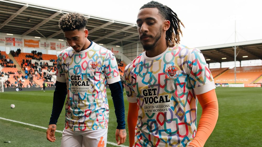 Unique Get Vocal Shirts On Sale In Club Shop | Blackpool Football Club