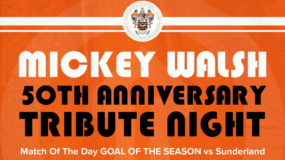 Tickets On Sale For Mickey Walsh 50th Anniversary Tribute Night ...
