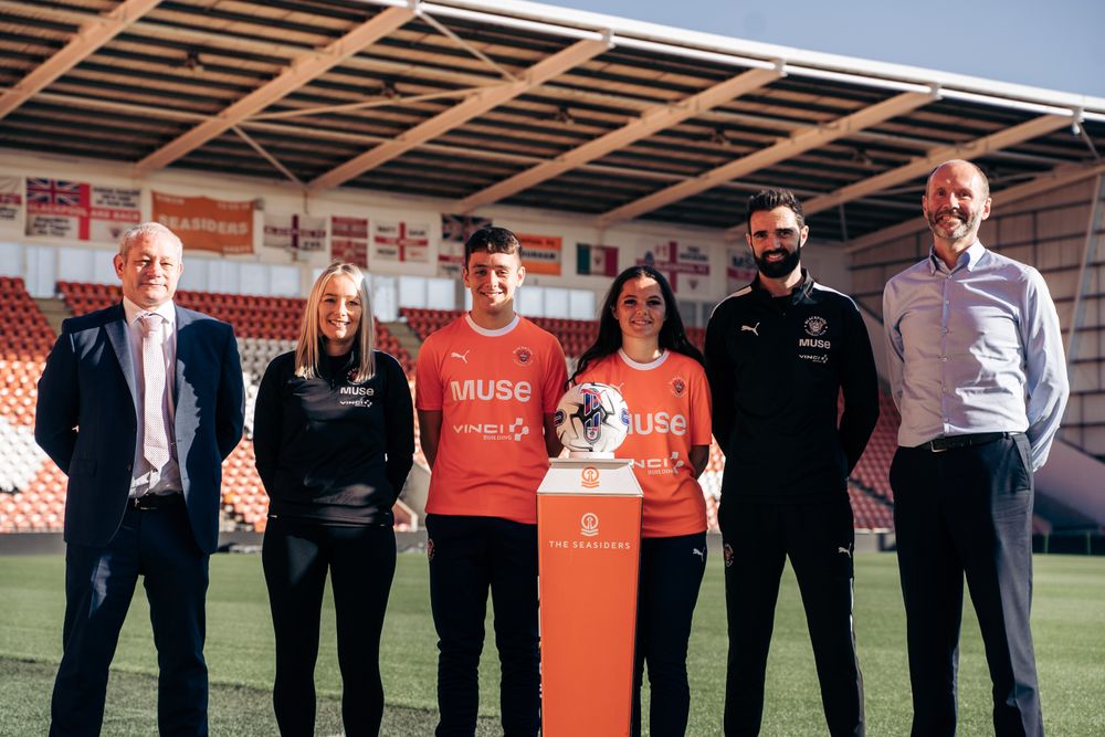 Muse & VINCI Building Become Principal Community Partners Of Blackpool Football Club Community ...