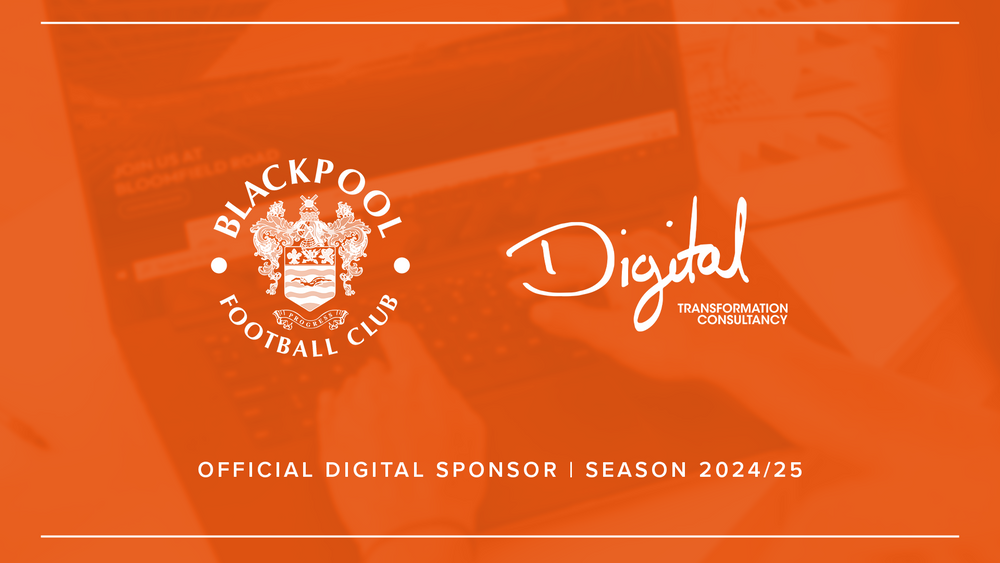 Digital Transformation Consultancy Become New Sponsor | Blackpool Football Club