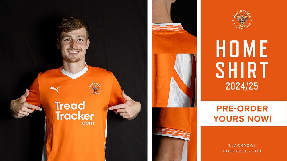 2024/25 Home Shirt Unveiled | Blackpool Football Club